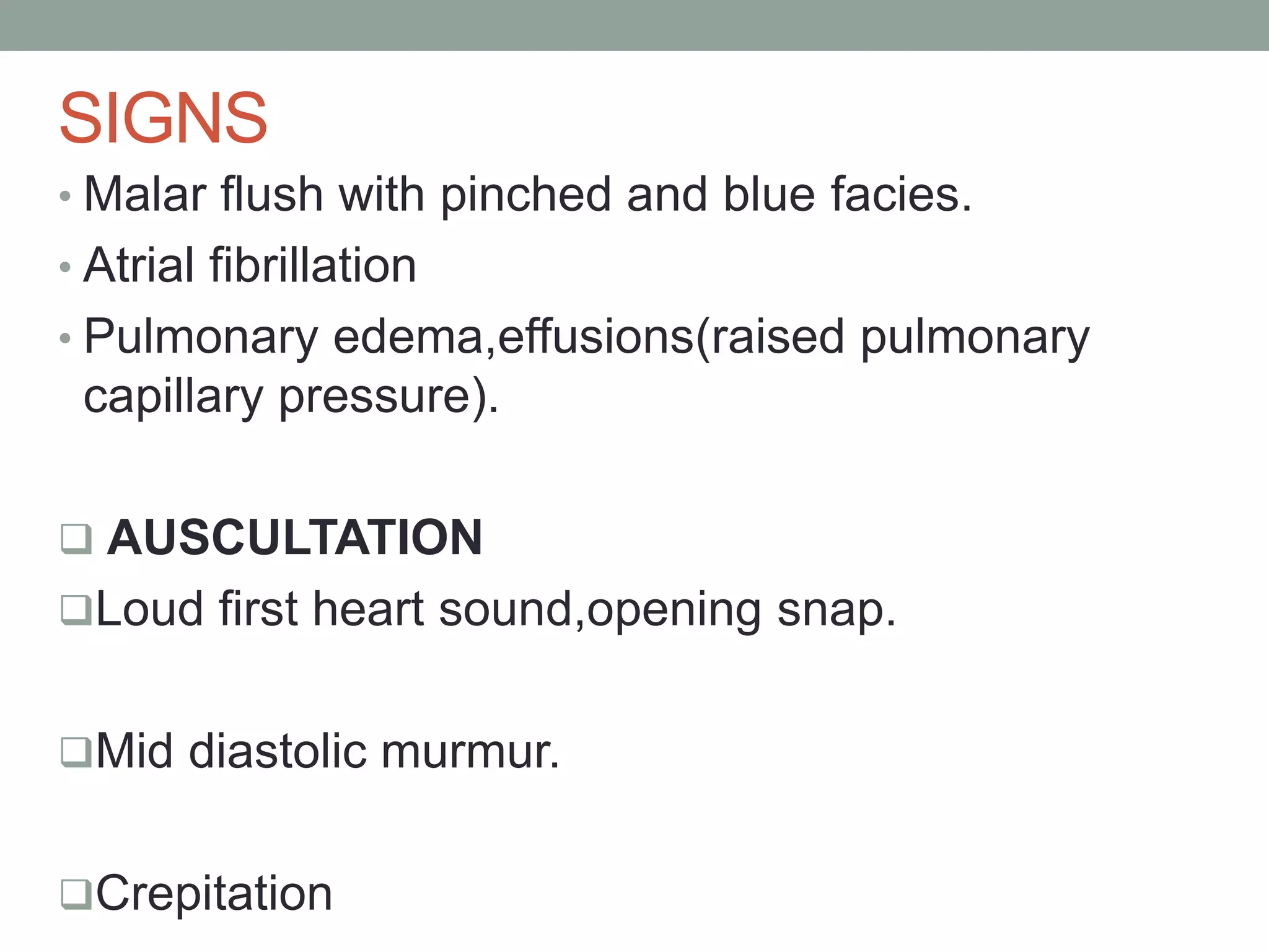 Mitral stenosis | PPTX