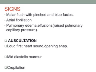 Mitral stenosis | PPTX