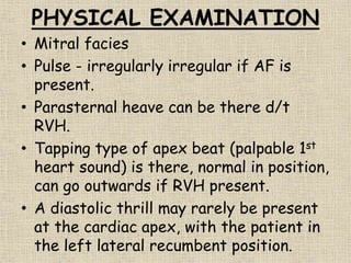 Mitral stenosis | PPTX