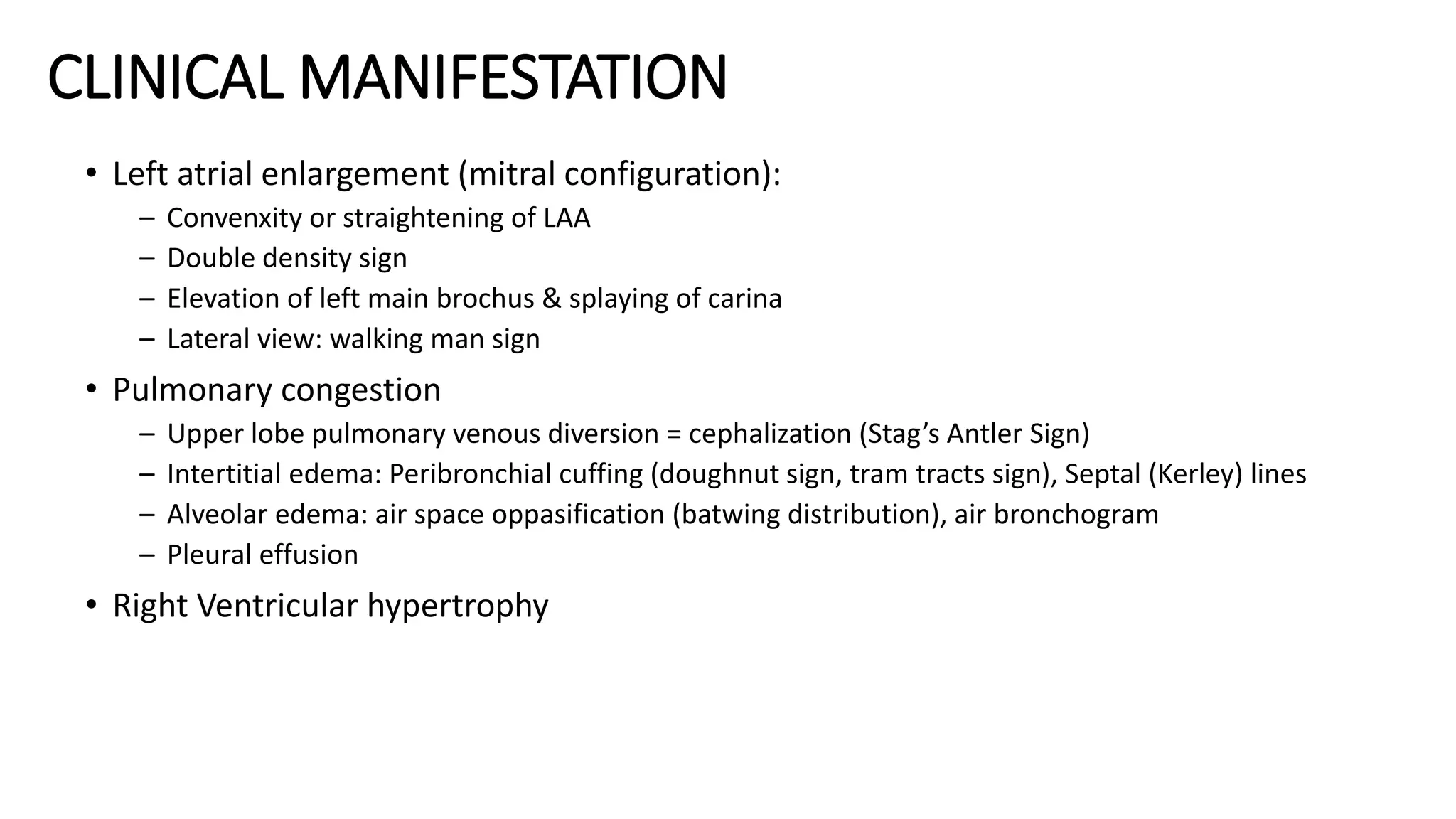 Mitral stenosis Clinical manifestation & echocardiography assessment | PPTX