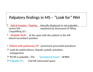 MITRAL STENOSIS anesthesia for mitral stenosis.pptx