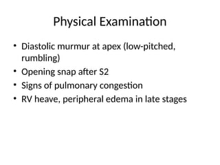 Mitral Stenosis guideline and critical care approach | PPTX
