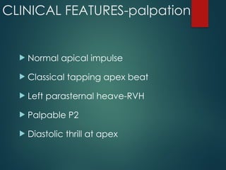 Mitral Stenosis- Pathophysiology, diagnosis and management | PPTX