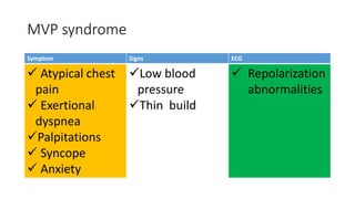 Mitral valve prolapse | PPTX