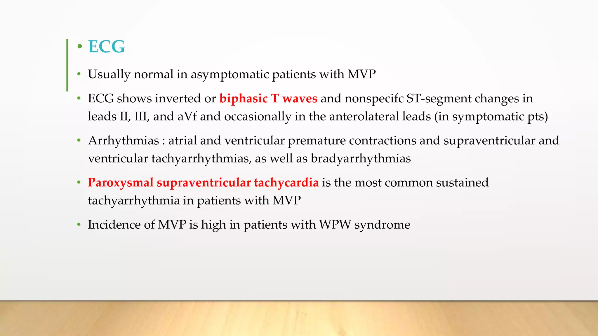 Mitral valve prolapse | PPTX