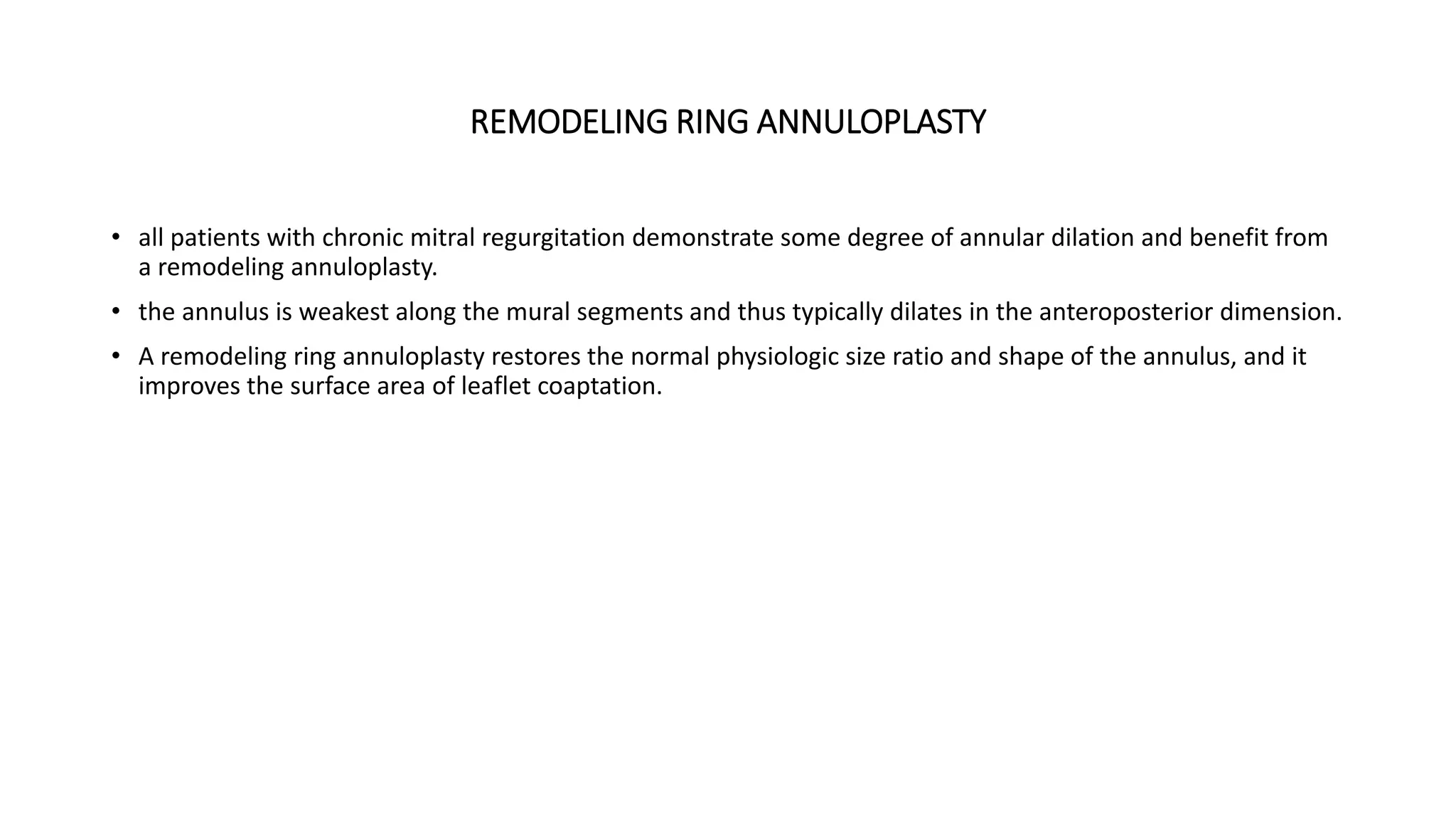 Mitral valve repair | PPTX