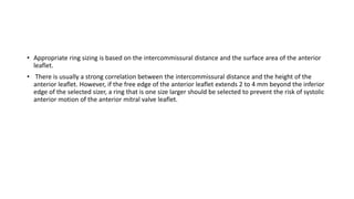 Mitral valve repair | PPTX