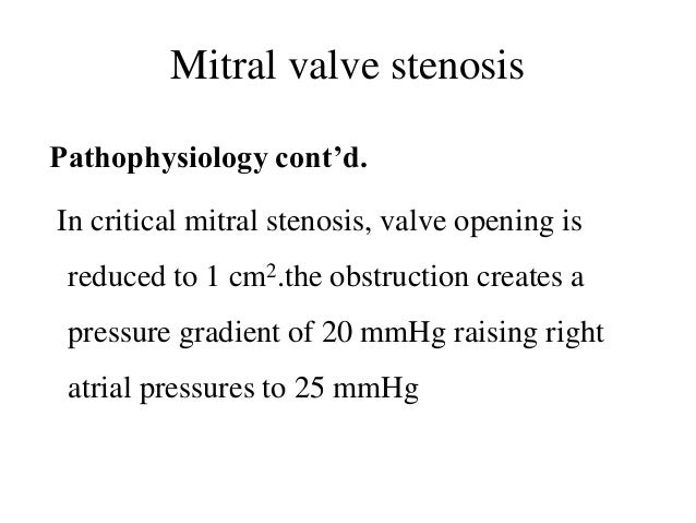Mitral valve stenosis powerpoint