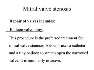 Mitral valve stenosis powerpoint | PPTX