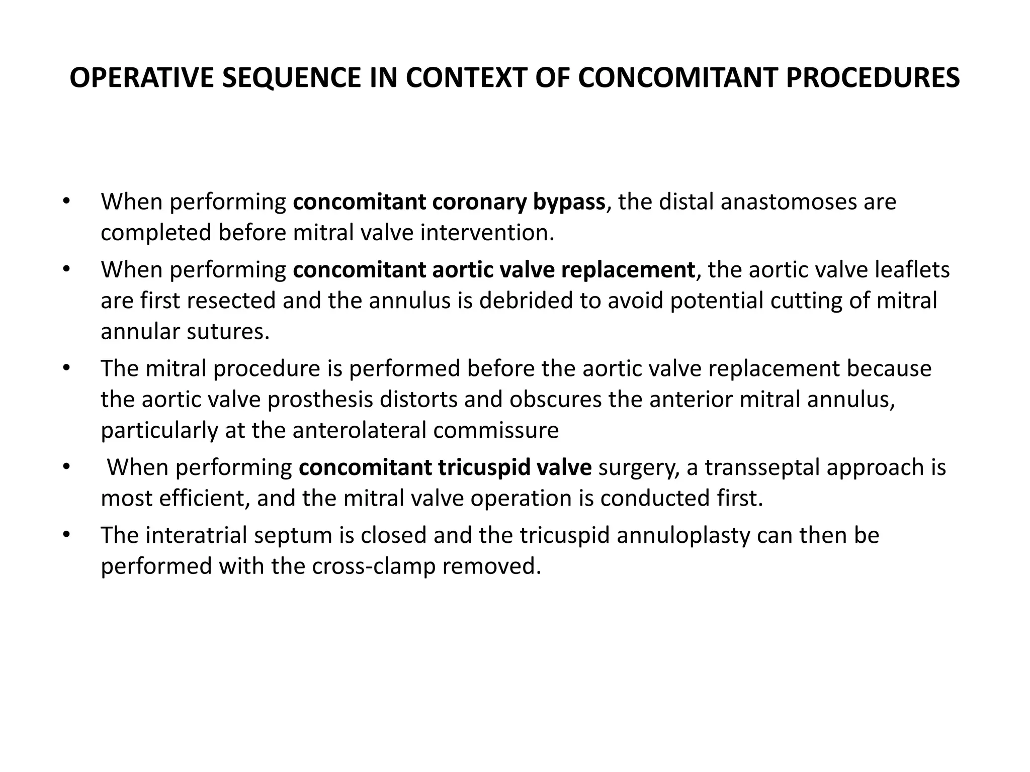 Mitral valve surgical treatment | PPTX