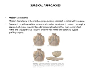 Mitral valve surgical treatment | PPTX
