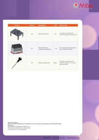 Mitra Microsampling Technology | PDF