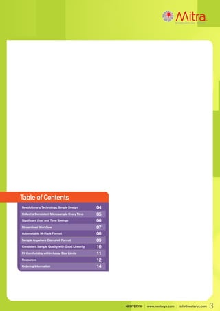 Mitra Microsampling Technology | PDF