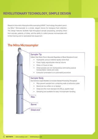 Mitra Microsampling Technology | PDF