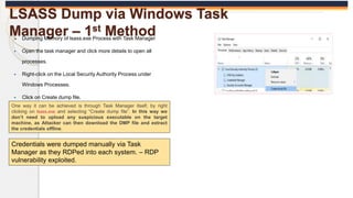 Mitre Attack - Credential Dumping - updated.pptx