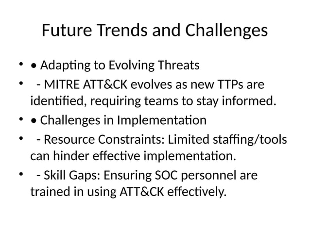 MITRE ATT&CK Triage Presentation 2024 3jlxksllslsslnxud | PPT