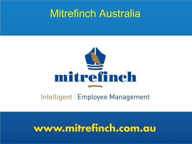 Mitrefinch Australia Introduction | PPT | Smartphones | Consumer ...