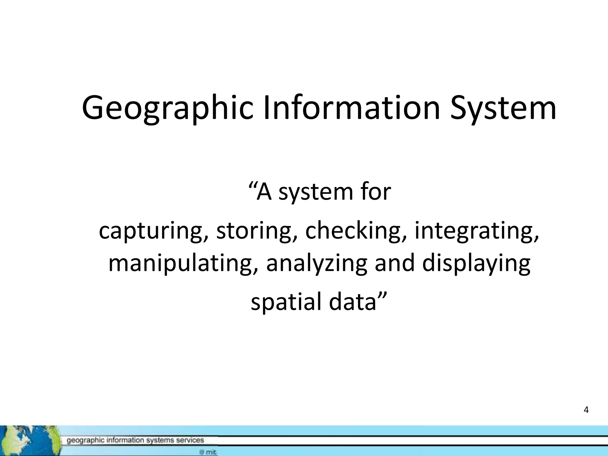 GIS Level 1 Introduction to GIS and Mapping | PPTX | Geography | Science