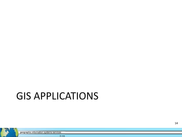 GIS Level 1 Introduction to GIS and Mapping | PPTX | Geography | Science