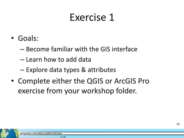 GIS Level 1 Introduction to GIS and Mapping | PPTX | Geography | Science