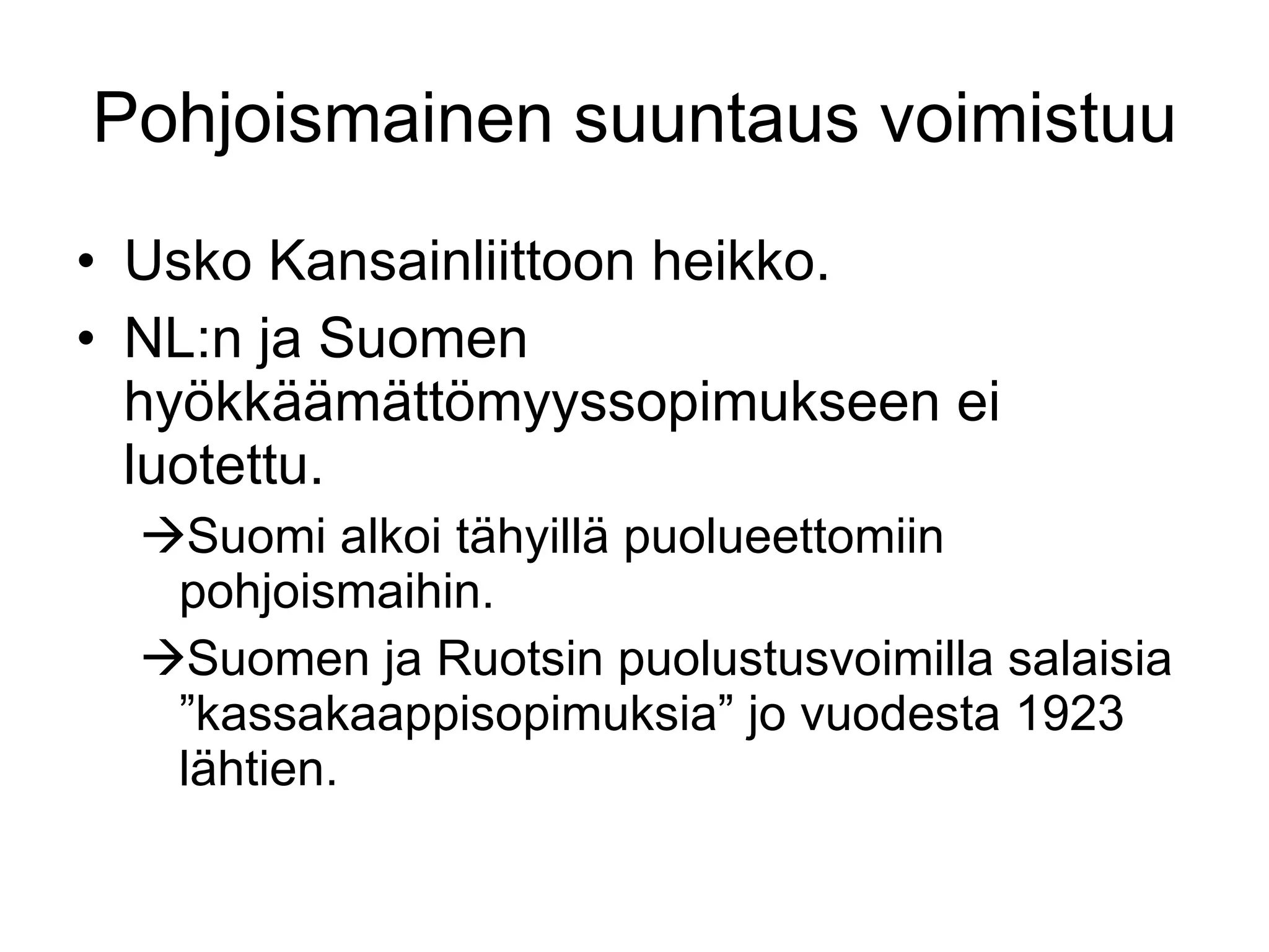 Mitä Reunavaltiopolitiikan JäLkeen | PPT