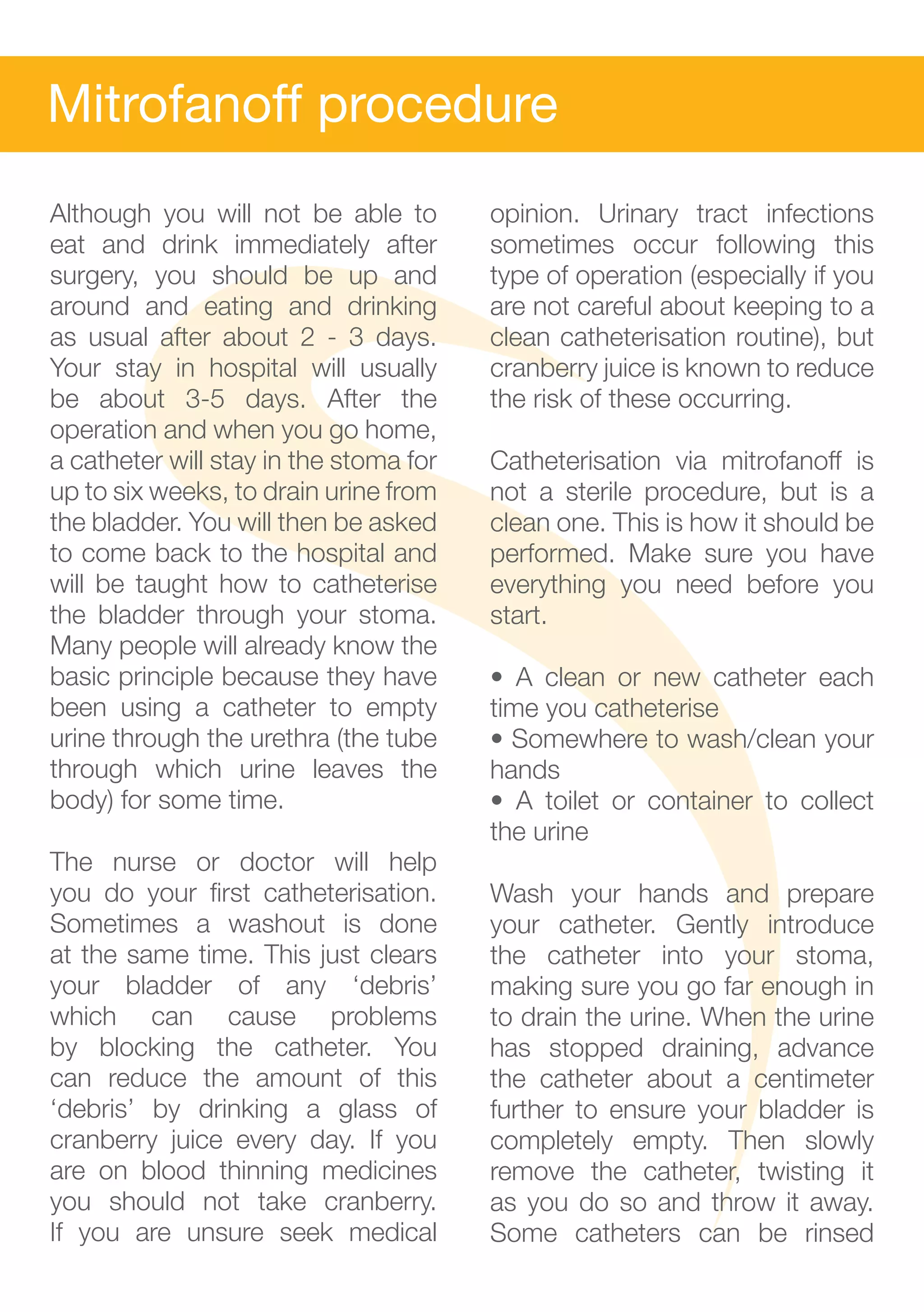 Mitrofanoff procedure | PDF