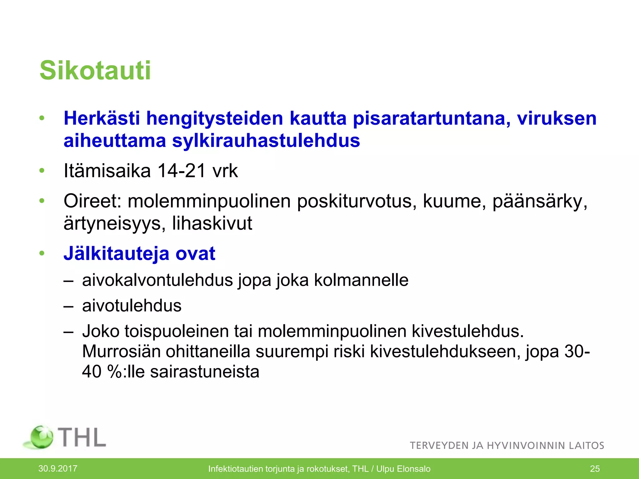 Mitä rokottamalla on saatu aikaan | PDF