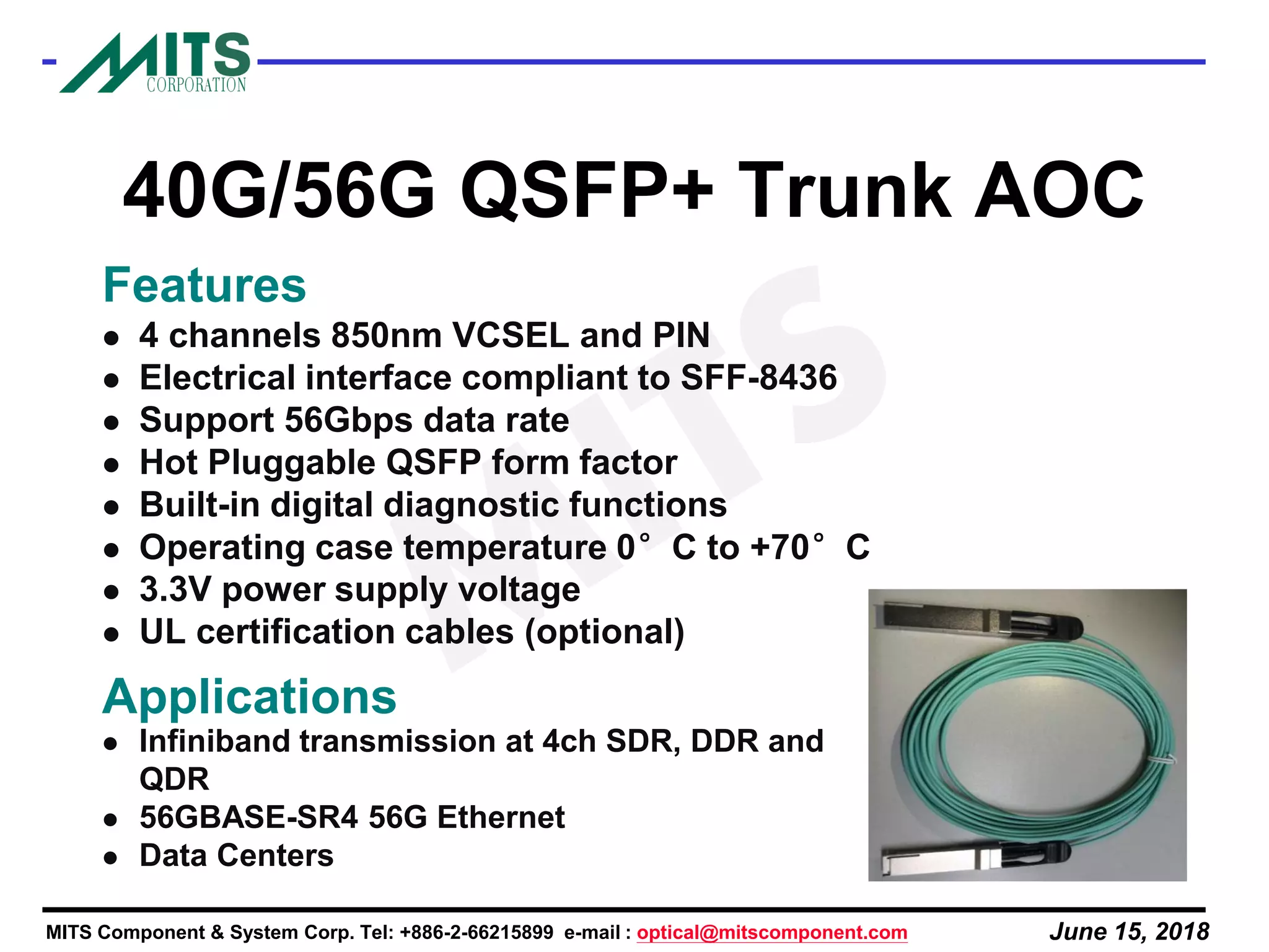 DAC, AOC & MPO/LC cable solution | PPT