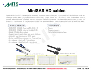 DAC, AOC & MPO/LC cable solution | PDF