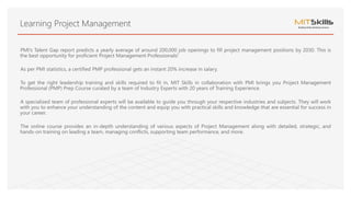 Project Management Professional (PMP) Prep Course | PPTX