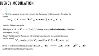 Frequency modulation in communication system- Copy.pptx