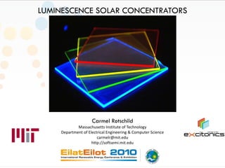 Mit solar exitons | PPT