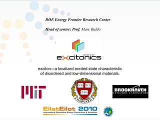 Mit solar exitons | PPT