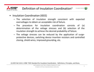 Mitsubishi - substation insulation coordination studies-sparacino | PDF