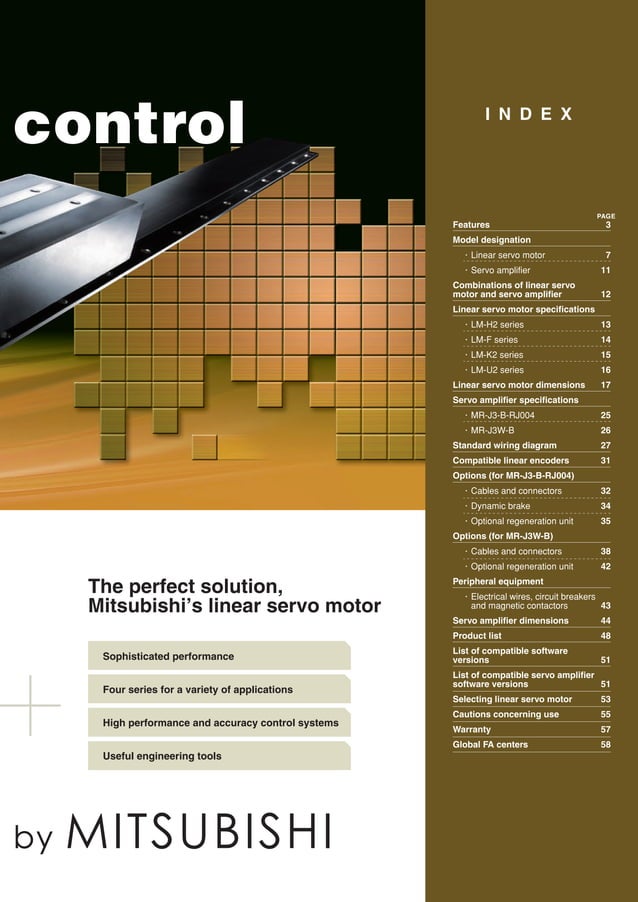 Mitsubishi ac servos linear servo lm series | PDF
