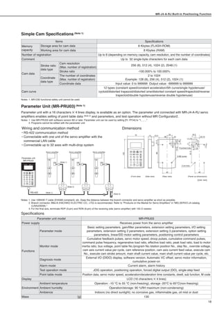 Mitsubishi ac servos melservo j4 series with built-in positioning function | PDF