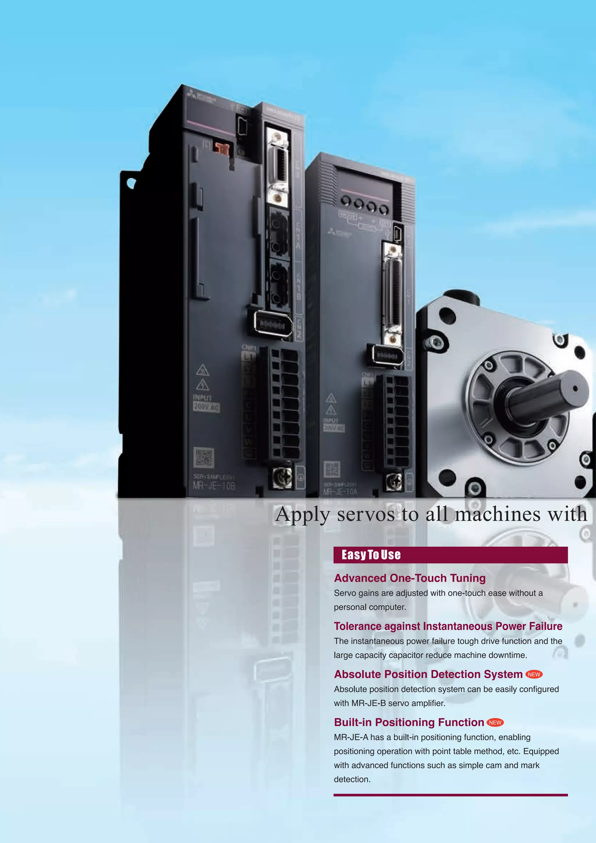 Mitsubishi ac servos melservo je | PDF