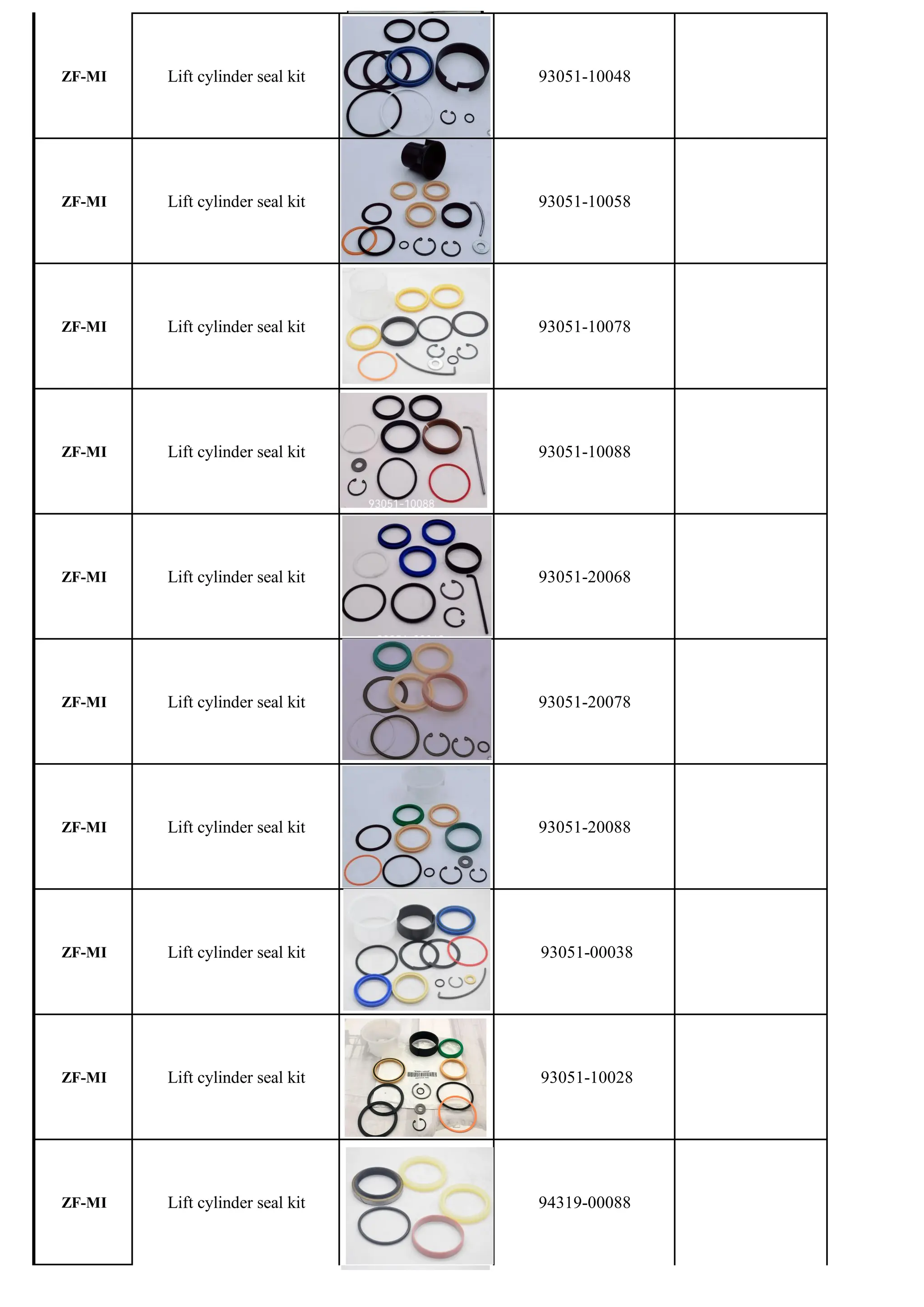 MITSUBISHI CATERPILLAR forklift parts from ZEFENG factory | PDF