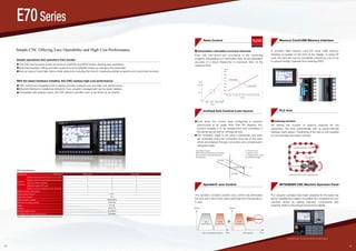 Mitsubishi cnc cnc general catalog | PDF
