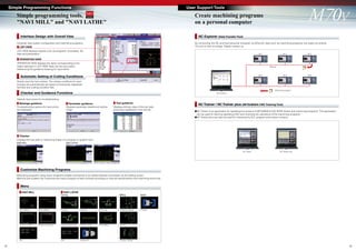 Mitsubishi cnc cnc m70 v series | PDF