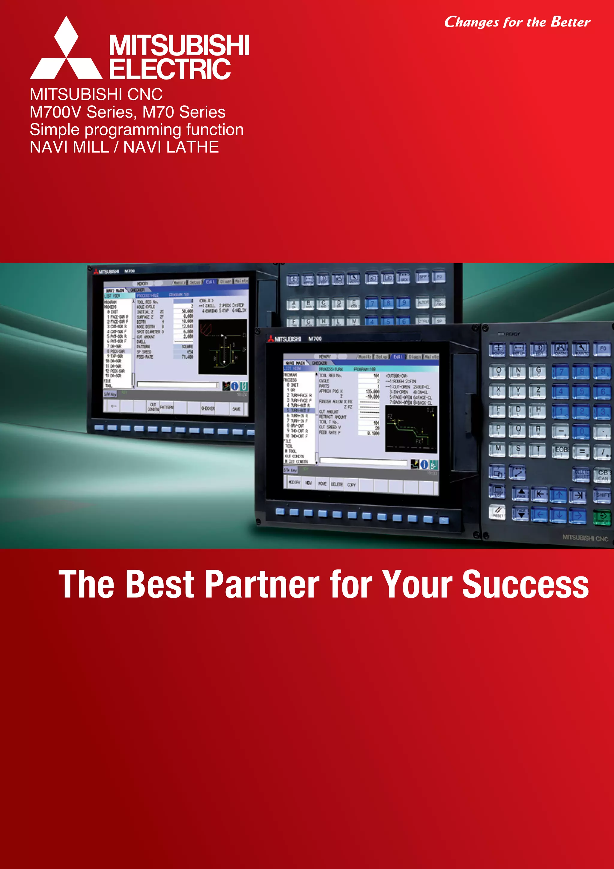 Mitsubishi cnc m700 v-m70 navi mill - lathe-dienhathe.vn