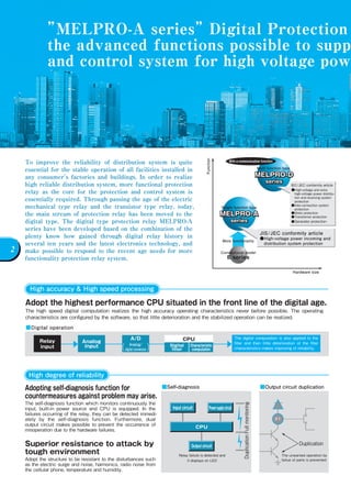 Mitsubishi digital protection relay melpro a series dienhathe.vn