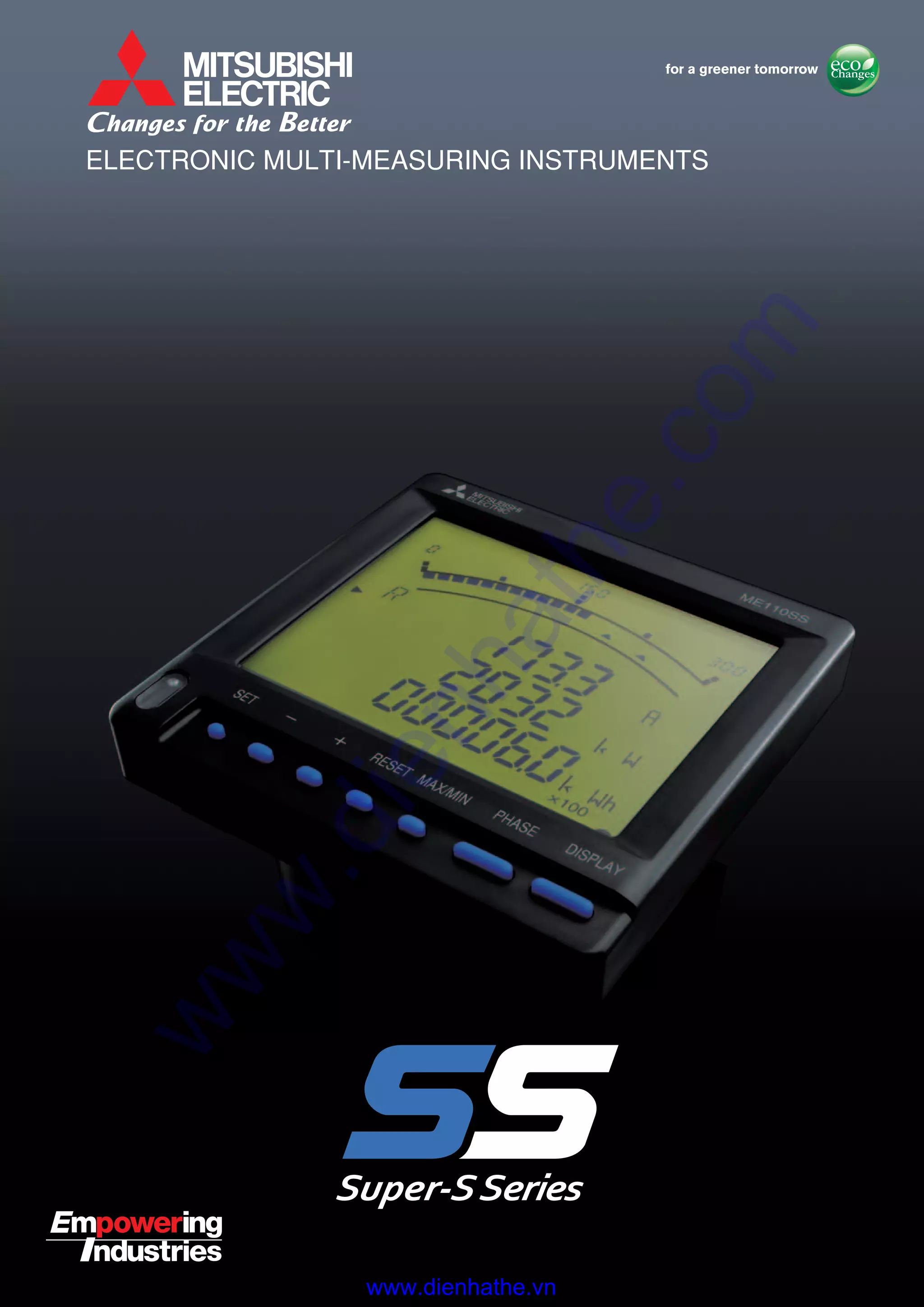 Mitsubishi electronic multi measuring instruments super-s series ...