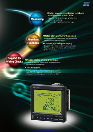 Mitsubishi electronic multi measuring instruments super-s series ...