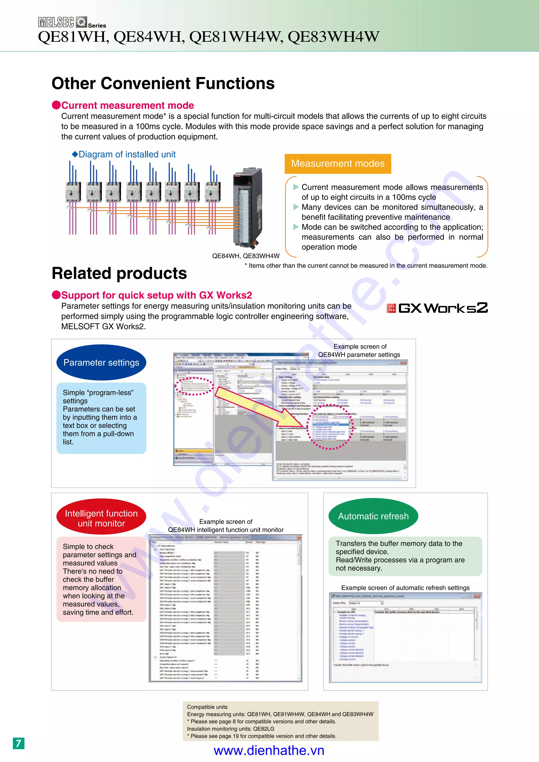 Mitsubishi energy measuring module insulation monitoring module ...