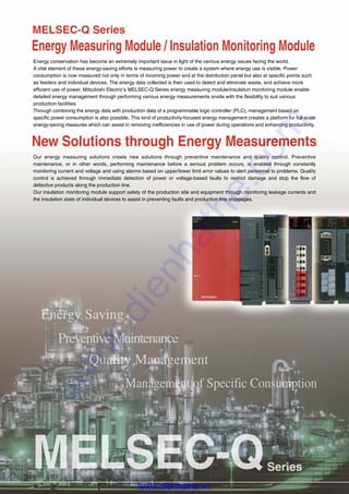 Mitsubishi energy measuring module insulation monitoring module ...