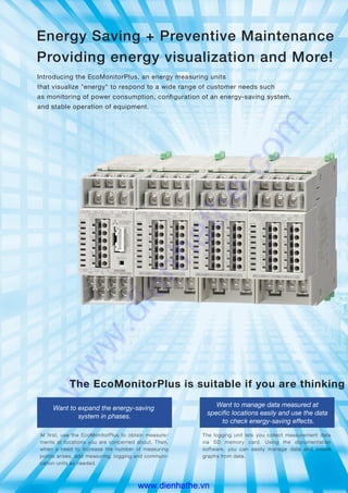 Mitsubishi energy measuring unit ecomonitor plus dienhathe.vn