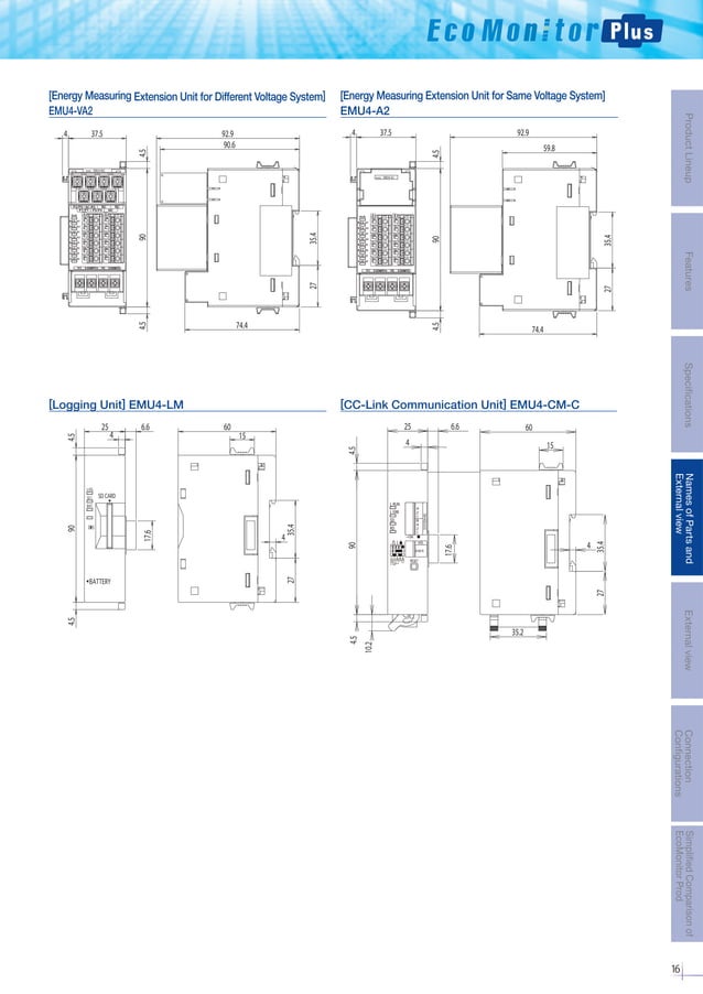 Mitsubishi energy measuring unit eco monitorplus_dienhathe.vn