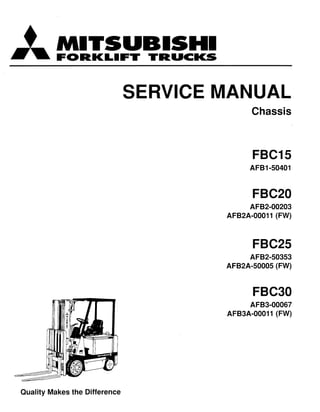 Mitsubishi FBC20 Forklift Trucks Service Repair Manual SN AFB2-00203, AFB2A-00011 (FW).pdf