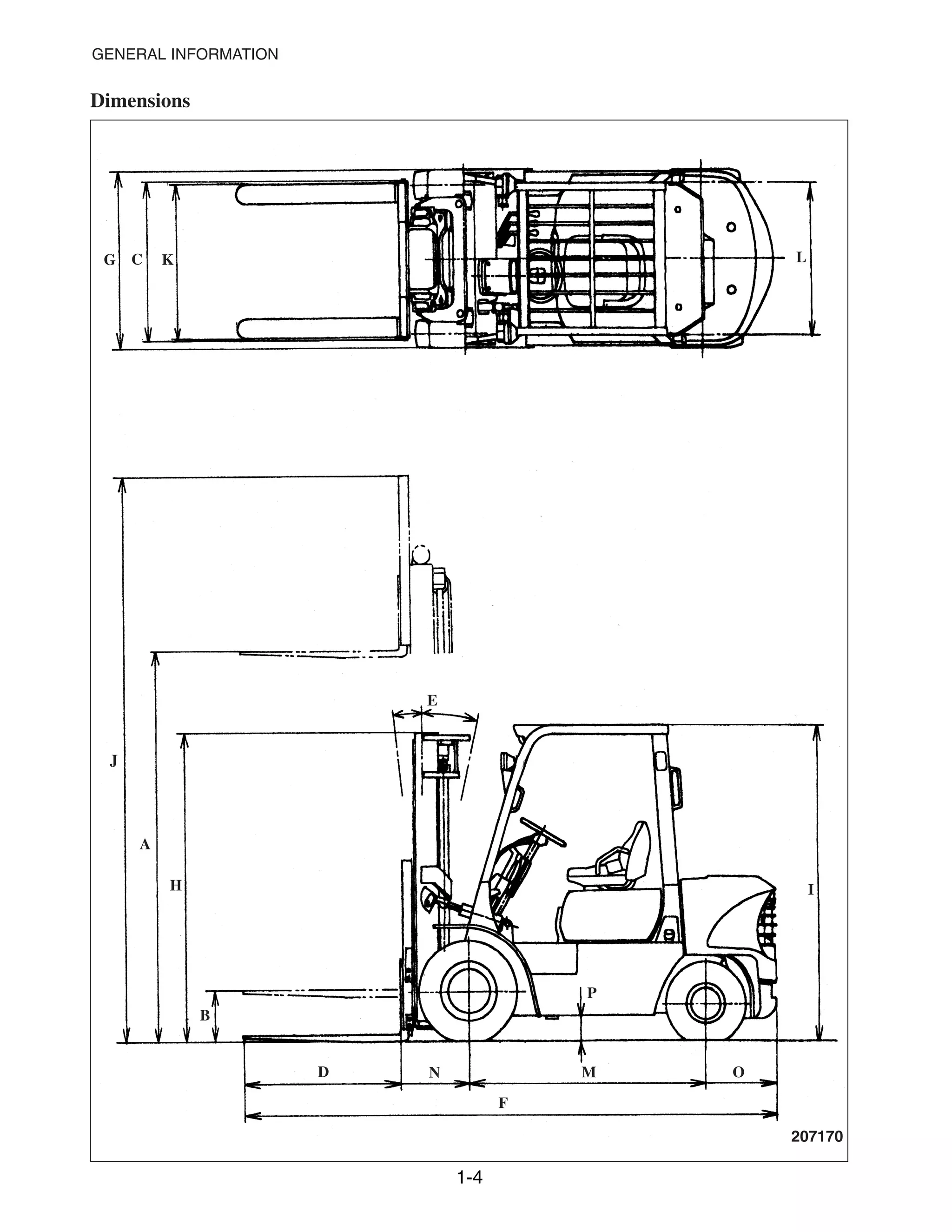 Mitsubishi fg25 k mc forklift trucks service repair manual sn ef17b 55001-up | PDF